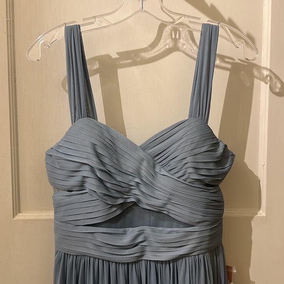 Birdy Grey | Dresses | Nwt Birdy Grey Dusty Blue Bridesmaid Dress ...